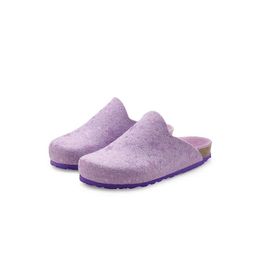 VIVANCE DREAMS BY LASCANA Pantolette 'Pantolette, Clog, Pantoffel, Hausschuh,' violett Gr. 39 f&uuml;r Damen. Mit Print
