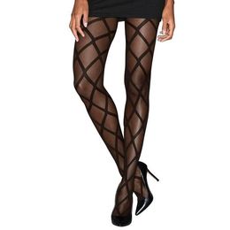 PETITE FLEUR GOLD BY LASCANA Feinstrumpfhose schwarz Gr. 40/42 f&uuml;r Damen. Elastisch