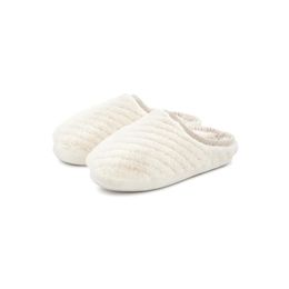 VIVANCE DREAMS BY LASCANA Pantolette 'Hausschuh, Pantoffel, Clog,' beige Gr. 38/39 (M) f&uuml;r Damen