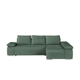 Twist Ecksofa Soft gr&uuml;n Ma&szlig;e (cm): B: 282 H: 84 T: 182.0 &raquo; M&ouml;bel Kraft