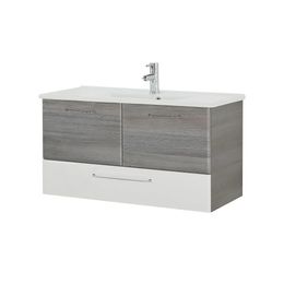 Smart Waschtischunterschrank Onda grau Ma&szlig;e (cm): B: 96 H: 51 T: 44.0 &raquo; M&ouml;bel Kraft