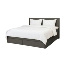 M&ouml;bel Kraft Boxspringbett 180x200 in anthrazit schwarz Ma&szlig;e (cm): B: 180 H: 105 &raquo; M&ouml;bel Kraft