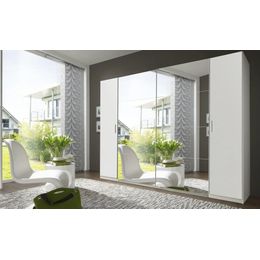 M&ouml;bel Kraft Dreh-/ Schwebet&uuml;renschrank wei&szlig; Ma&szlig;e (cm): B: 272 H: 208 T: 65.0 &raquo; M&ouml;bel Kraft