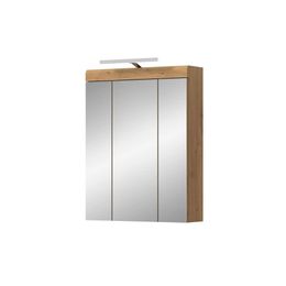 M&ouml;bel Kraft Spiegelschrank holzfarben Ma&szlig;e (cm): B: 60 H: 79 &raquo; M&ouml;bel Kraft
