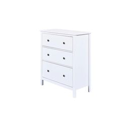 M&ouml;bel Kraft Kommode aus Massivholz wei&szlig; Ma&szlig;e (cm): B: 84,8 H: 96 T: 45.0 &raquo; M&ouml;bel Kraft