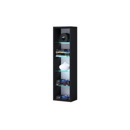 M&ouml;bel Kraft Standregal schwarz Ma&szlig;e (cm): B: 21 H: 76,6 T: 14.4 &raquo; M&ouml;bel Kraft