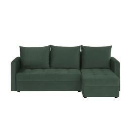 Primo Ecksofa mit Schlaffunktion Mirage gr&uuml;n Ma&szlig;e (cm): B: 220 H: 88 T: 148.0 &raquo; M&ouml;bel Kraft