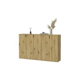 M&ouml;bel Kraft Schuhschrank-Set holzfarben Ma&szlig;e (cm): B: 152 H: 99 T: 34.0 &raquo; M&ouml;bel Kraft