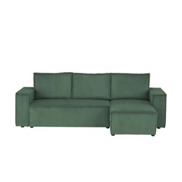 M&ouml;bel Kraft Ecksofa mit Schlaffunktion Xabia gr&uuml;n Ma&szlig;e (cm): B: 238 H: 77 T: 140.0 &raquo; M&ouml;bel Kraft