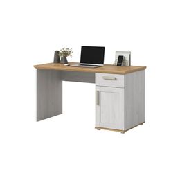 M&ouml;bel Kraft Schreibtisch holzfarben Ma&szlig;e (cm): B: 134 H: 75 &raquo; M&ouml;bel Kraft
