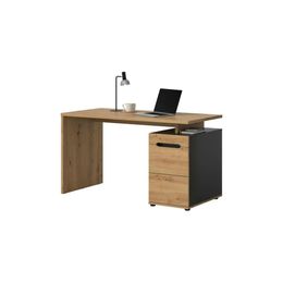 M&ouml;bel Kraft Schreibtisch grau Ma&szlig;e (cm): B: 140 H: 75 &raquo; M&ouml;bel Kraft