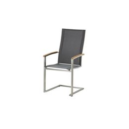 a casa mia Freischwingerstuhl London grau Ma&szlig;e (cm): B: 54,5 H: 103,5 T: 65.0 &raquo; M&ouml;bel Kraft