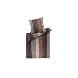 JOOP! Mako-Satin-Bettw&auml;sche Leo grau Ma&szlig;e (cm): B: 135 &raquo; M&ouml;bel Kraft