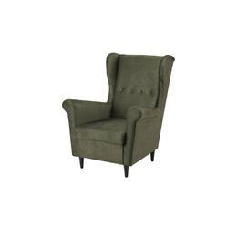 Smart Sessel Hubertine gr&uuml;n Ma&szlig;e (cm): B: 82 H: 102 T: 89.0 &raquo; M&ouml;bel Kraft