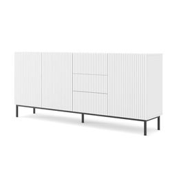 M&ouml;bel Kraft Sideboard wei&szlig; Ma&szlig;e (cm): B: 200 H: 89 &raquo; M&ouml;bel Kraft