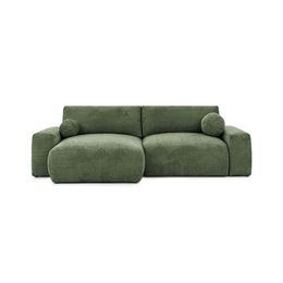 S-STYLE Ecksofa mit Schlaffunktion Puffy gr&uuml;n Ma&szlig;e (cm): B: 266 H: 86 &raquo; M&ouml;bel Kraft
