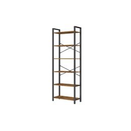 M&ouml;bel Kraft Standregal braun Ma&szlig;e (cm): B: 80 H: 186 &raquo; M&ouml;bel Kraft
