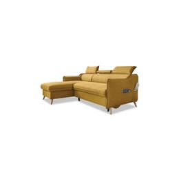 Miuform Ecksofa mit Schlaffunktion Sweet Harmony gelb Ma&szlig;e (cm): B: 228 H: 95 &raquo; M&ouml;bel Kraft