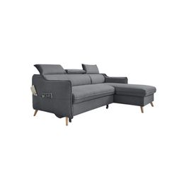 Miuform Ecksofa mit Schlaffunktion Sweet Harmony grau Ma&szlig;e (cm): B: 228 H: 95 &raquo; M&ouml;bel Kraft