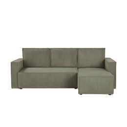Primo Ecksofa mit Schlaffunktion Cleo gr&uuml;n Ma&szlig;e (cm): B: 230 H: 88 T: 148.0 &raquo; M&ouml;bel Kraft