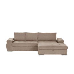 Smart Ecksofa Ibby braun Ma&szlig;e (cm): B: 294 H: 73 T: 173.0 &raquo; M&ouml;bel Kraft