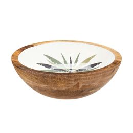 M&ouml;bel Kraft Deko Schale Palme holzfarben Massivholz Ma&szlig;e (cm): B: 20 H: 5 T: 20.0 &raquo; M&ouml;bel Kraft