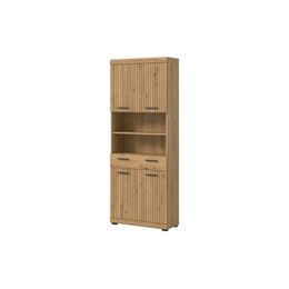M&ouml;bel Kraft Hochschrank holzfarben Ma&szlig;e (cm): B: 74 H: 191 &raquo; M&ouml;bel Kraft