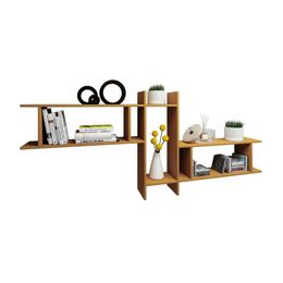 M&ouml;bel Kraft Wandregal holzfarben Ma&szlig;e (cm): B: 188 H: 80 T: 19.7 &raquo; M&ouml;bel Kraft
