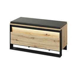 M&ouml;bel Kraft Garderobenbank mit Stauraum holzfarben Ma&szlig;e (cm): B: 92 H: 49 T: 40.0 &raquo; M&ouml;bel Kraft