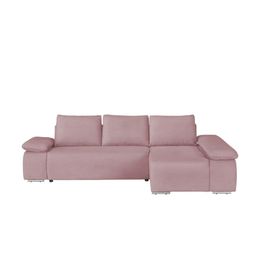 Twist Ecksofa Soft rosa/pink Ma&szlig;e (cm): B: 282 H: 84 T: 182.0 &raquo; M&ouml;bel Kraft