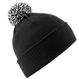 Beechfield - M&uuml;tze f&uuml;r Herren/Damen Unisex (Schwarz/Wei&szlig;)