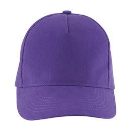 SOLS - "Long Beach" Baseball-M&uuml;tze (Dunkel-Lila)