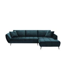 bobb Ecksofa mit Sitztiefenverstellung Carly blau Ma&szlig;e (cm): B: 320 H: 90 T: 215.0 &raquo; M&ouml;bel Kraft