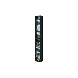 M&ouml;bel Kraft Standregal schwarz Ma&szlig;e (cm): B: 21 H: 151,6 T: 14.4 &raquo; M&ouml;bel Kraft