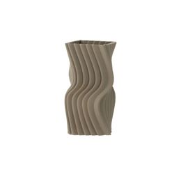 HOME STORY Deko Vase braun Kunststoff Ma&szlig;e (cm): B: 12 H: 11,5 T: 25.0 &raquo; M&ouml;bel Kraft