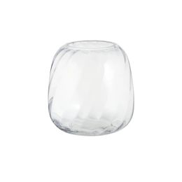 HOME STORY Vase transparent/klar Glas Ma&szlig;e (cm): H: 20 &Oslash;: 20.0 &raquo; M&ouml;bel Kraft