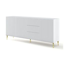 M&ouml;bel Kraft Sideboard wei&szlig; Ma&szlig;e (cm): B: 200 H: 87 &raquo; M&ouml;bel Kraft