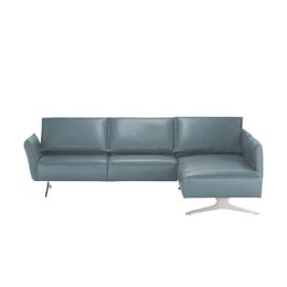 Koinor Ecksofa Leder Vineto blau Ma&szlig;e (cm): B: 272 H: 83 T: 207.0 &raquo; M&ouml;bel Kraft