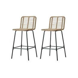 M&ouml;bel Kraft Barhocker 2er-Set braun Ma&szlig;e (cm): B: 47,5 H: 103 &raquo; M&ouml;bel Kraft