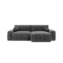 S-STYLE Ecksofa mit Schlaffunktion Puffy grau Ma&szlig;e (cm): B: 266 H: 86 &raquo; M&ouml;bel Kraft