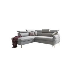 Miuform Ecksofa mit Schlaffunktion Sweet Harmony grau Ma&szlig;e (cm): B: 253 H: 95 &raquo; M&ouml;bel Kraft