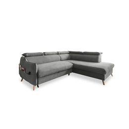 Miuform Ecksofa mit Schlaffunktion Sweet Harmony grau Ma&szlig;e (cm): B: 253 H: 95 &raquo; M&ouml;bel Kraft