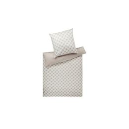 JOOP! Mako Satin Bettw&auml;sche Cornflower Double creme Ma&szlig;e (cm): B: 135 &raquo; M&ouml;bel Kraft
