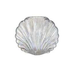 HOME STORY Deko Vase Muschel transparent/klar Glas Ma&szlig;e (cm): B: 11 H: 21,5 &raquo; M&ouml;bel Kraft