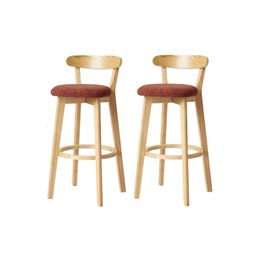 M&ouml;bel Kraft Barhocker 2er-Set rot Ma&szlig;e (cm): B: 38 H: 91 &raquo; M&ouml;bel Kraft