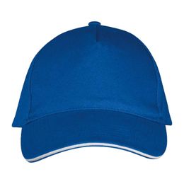 SOLS - "Long Beach" Baseball-M&uuml;tze (K&ouml;nigsblau/Wei&szlig;)