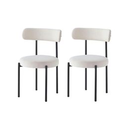 M&ouml;bel Kraft Stuhl 2er-Set beige Ma&szlig;e (cm): B: 47 H: 79 &raquo; M&ouml;bel Kraft