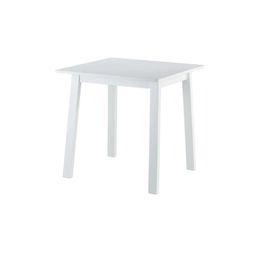 M&ouml;bel Kraft Esstisch aus Massivholz wei&szlig; Ma&szlig;e (cm): B: 75 H: 74 &raquo; M&ouml;bel Kraft