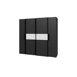 M&ouml;bel Kraft Kleiderschrank schwarz Ma&szlig;e (cm): B: 200,1 H: 190,5 T: 61.6 &raquo; M&ouml;bel Kraft