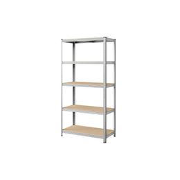 M&ouml;bel Kraft Standregal silber Ma&szlig;e (cm): B: 100 H: 200 &raquo; M&ouml;bel Kraft